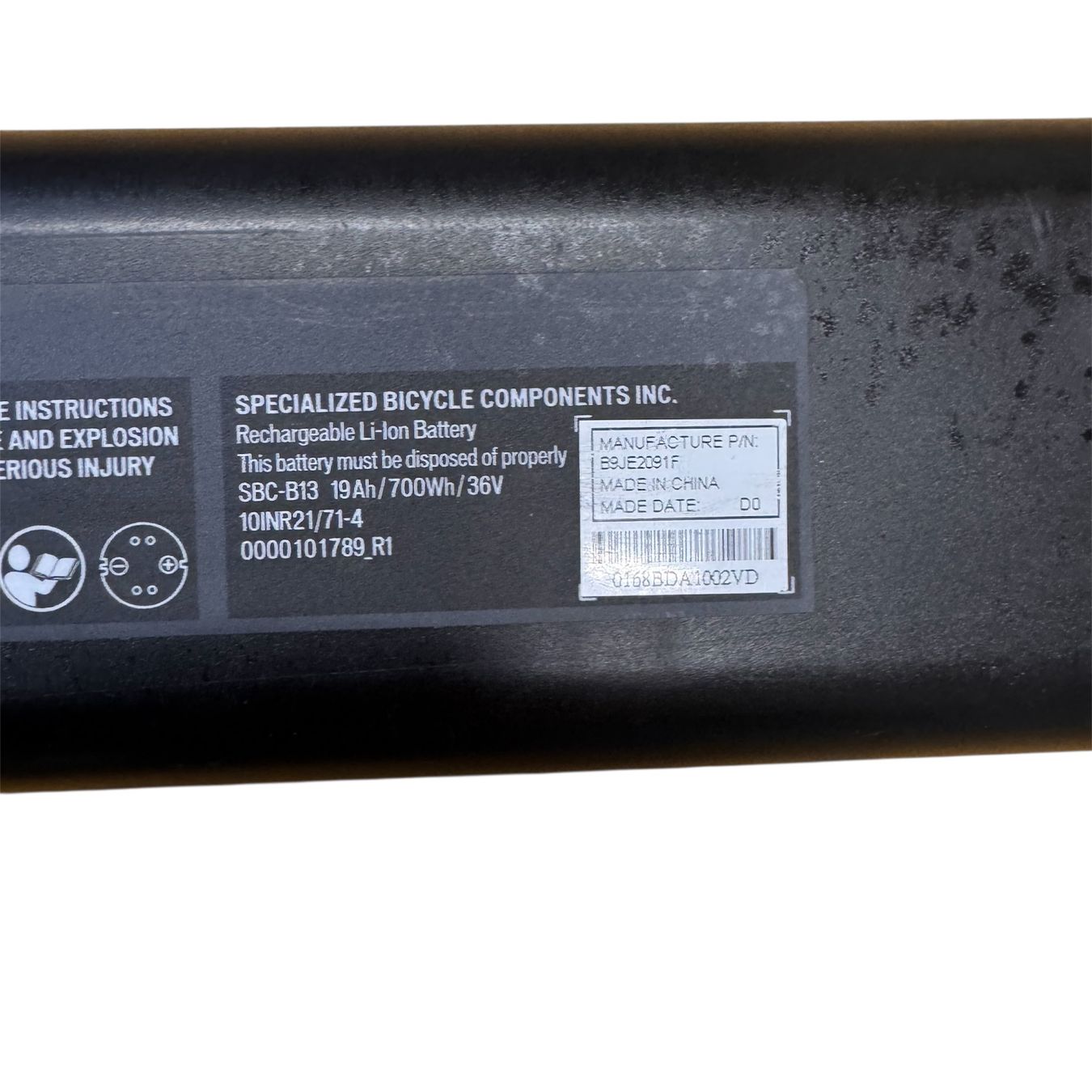 Specialized Levo Battery M2- 700WH Including Rockguard Occasion ...
